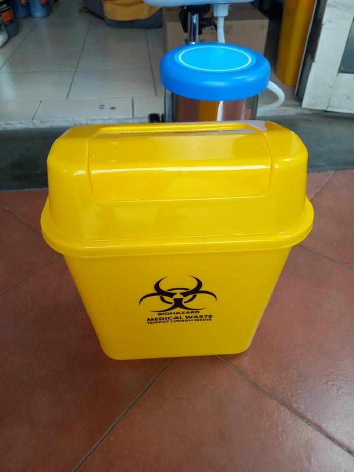 Jual Biohazart Medical Waste Dust bin Injak Pedal dan Tutup Goyang ...