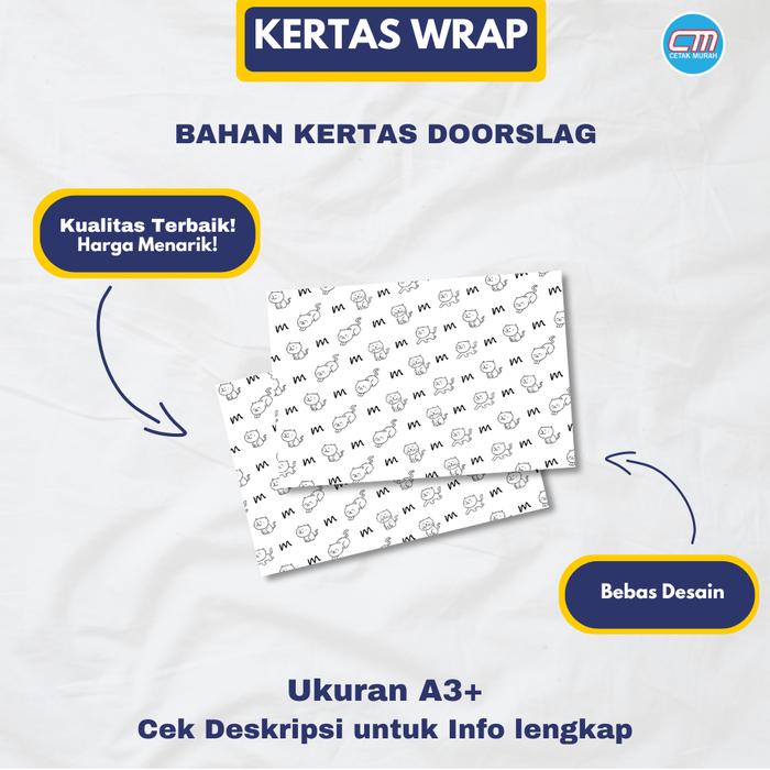 Jual CUSTOM KERTAS WRAPPING/KERTAS TISSUE PACKAGING MURAH HARGA MULAI ...