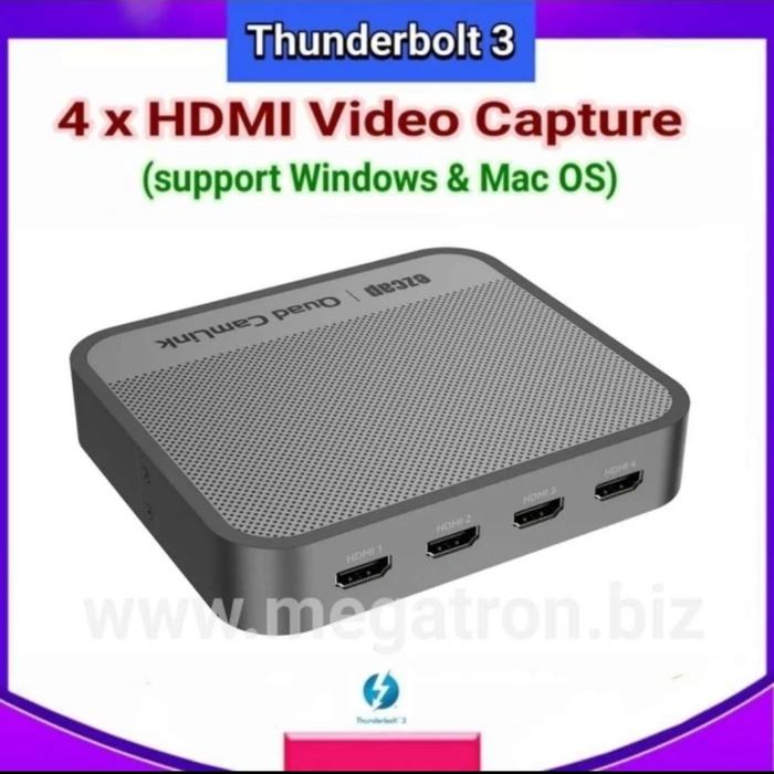 Jual 4 x HDMI Video Capture (Thunderbolt 3) - 1080p 60hz - Support vMix ...