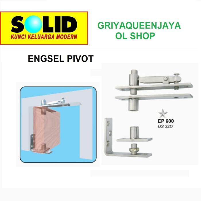 Jual Engsel Pivot Pintu / Jendela Solid Ep 600 Ep 601 Stainless Steel ...