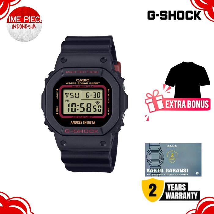 Promo Casio G-Shock DW-5600AI-1DR / Gshock DW5600AI-1 X ANDRES INIESTA LIMITED EDITION - Jakarta ...
