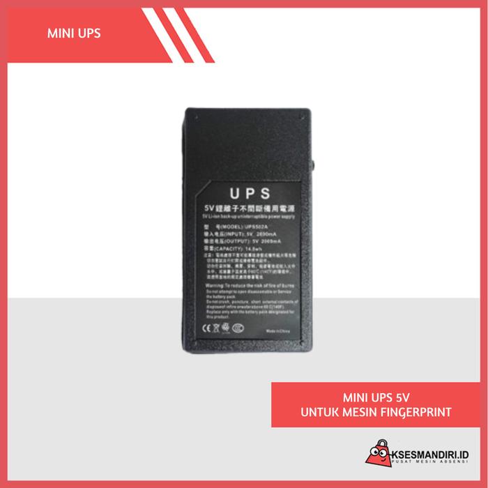 Jual Mini UPS 5v 1a ORIGINAL Untuk Fingerprint Mesin Absensi - Jakarta ...