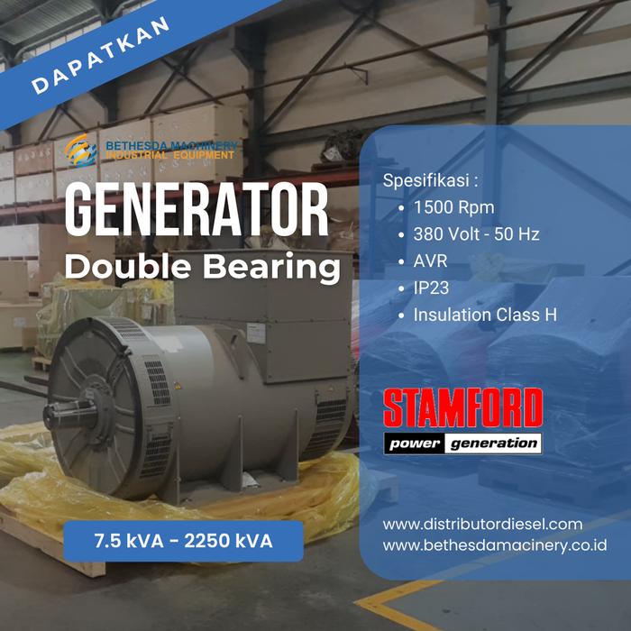 Jual Mesin Generator Genset - Generator Stamford 450 kVA 360 kW Double ...