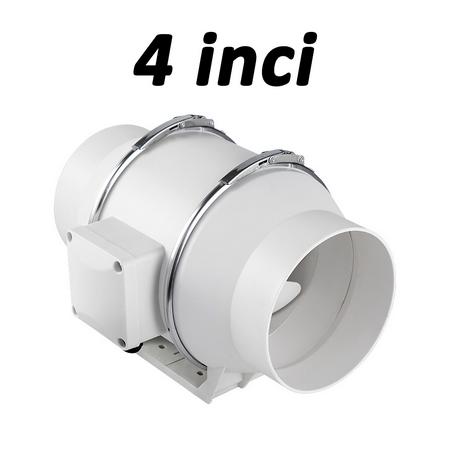 Jual Inline Duct Fan Booster Exhaust Blower Hisap Air Cooling Vent ...