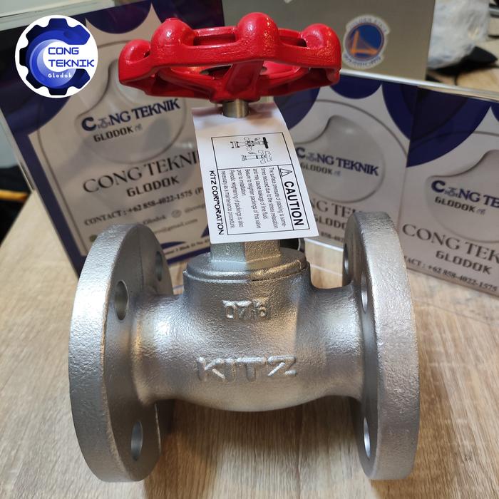 Promo globe valve 2" inch Kitz ,Cast iron 10K,Type FCD-S / Original 100 ...