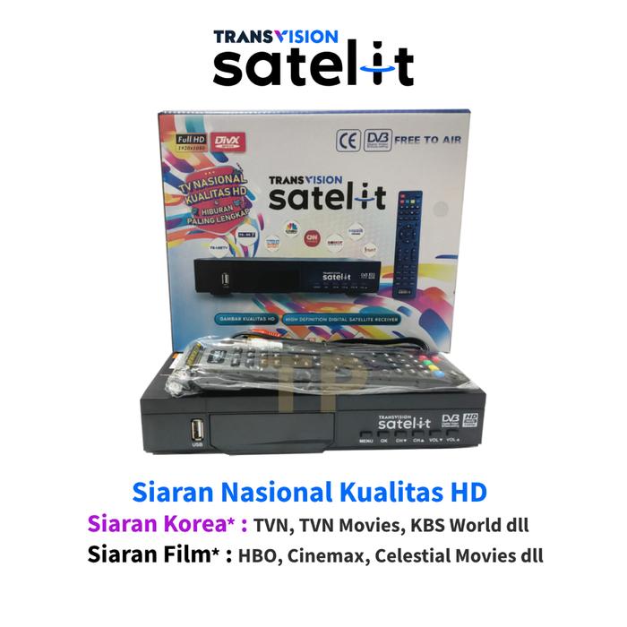 Promo Receiver Parabola Transvision Satelit HD - Siaran Nasional Trans TV Trans 7 CNN Indonesia ...