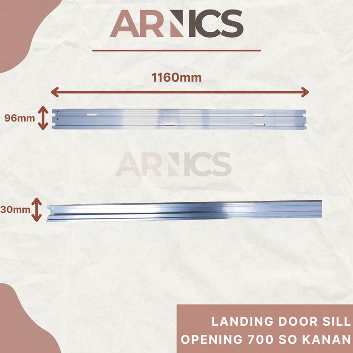 Jual Door Sill Opening 700mm Landing Door / Pintu Lantai Opening 700 ...