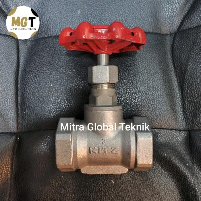 Jual Globe Valve Kitz Stainless SS304 10K Drat 1" Inch / DN25 Class 200 - Jakarta Barat - Mitra ...