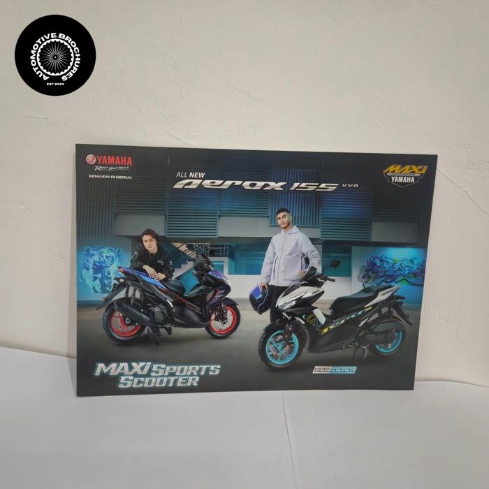 Jual brosur katalog motor yamaha aerox 155 vva 2023 leaflet - Kota ...