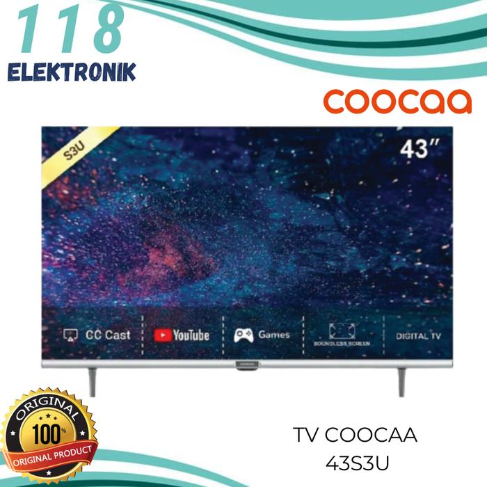 Jual TV LED COOCAA 43S3U SMART TV DIGITAL DOLBY 43 INCH - Jakarta Barat ...