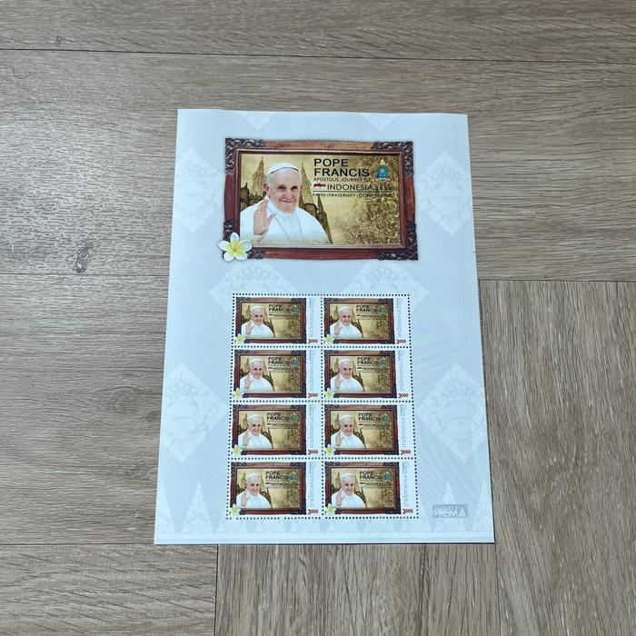 Jual Perangko Prisma Vertikal Paus Fransiskus / Pope Francis Apostolic ...