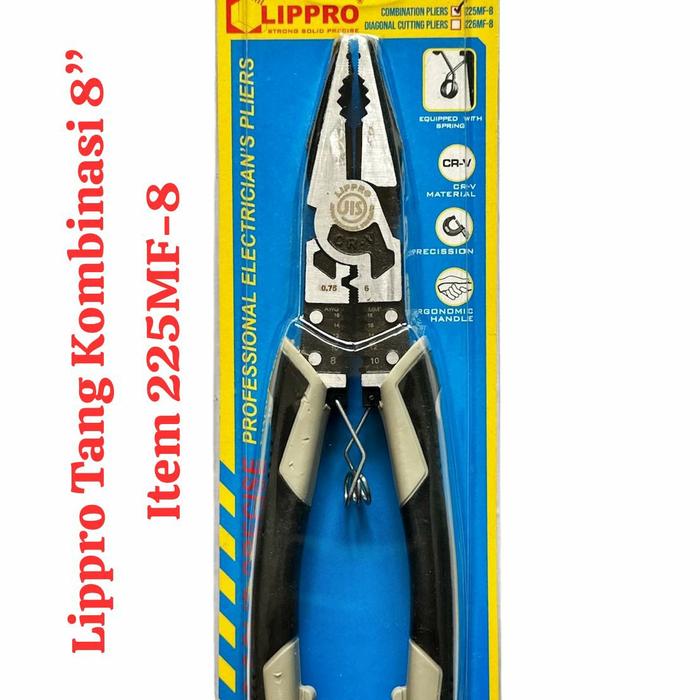 Jual LIPPRO JAPAN TANG KOMBINASI 8" HEAVY DUTY CRV ORIGINAL 8 INCH ...