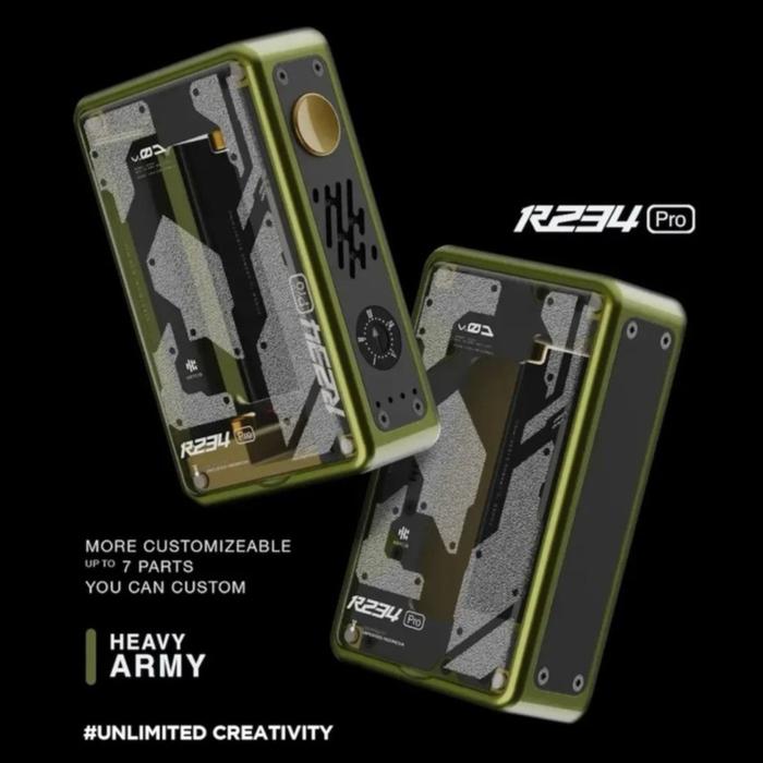 Jual Hotcig R234 Pro Box Mod only HEAVY ARMY 100% Authentic by Hotcig x ...