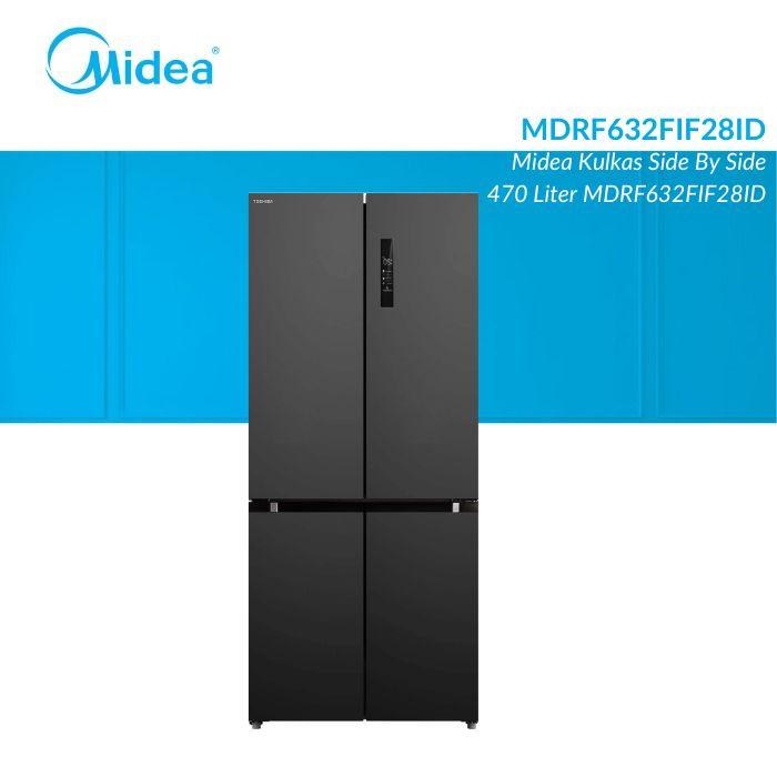 Promo Midea Kulkas Side By Side 470 Liter MDRF632FIF28ID Cicil 0% 3x ...