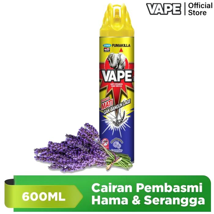 Jual VAPE ANTI NYAMUK DAN KECOA 3 VARIAN AROMA 600ML - lavender ...
