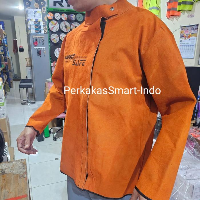 Jual WELDSAFE jaket las premium quality/baju las/baju kerja/seragam las ...