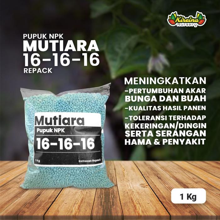 Jual Pupuk NPK Mutiara Biru 16-16-16 Repack 1 Kg - Kab. Sukoharjo ...