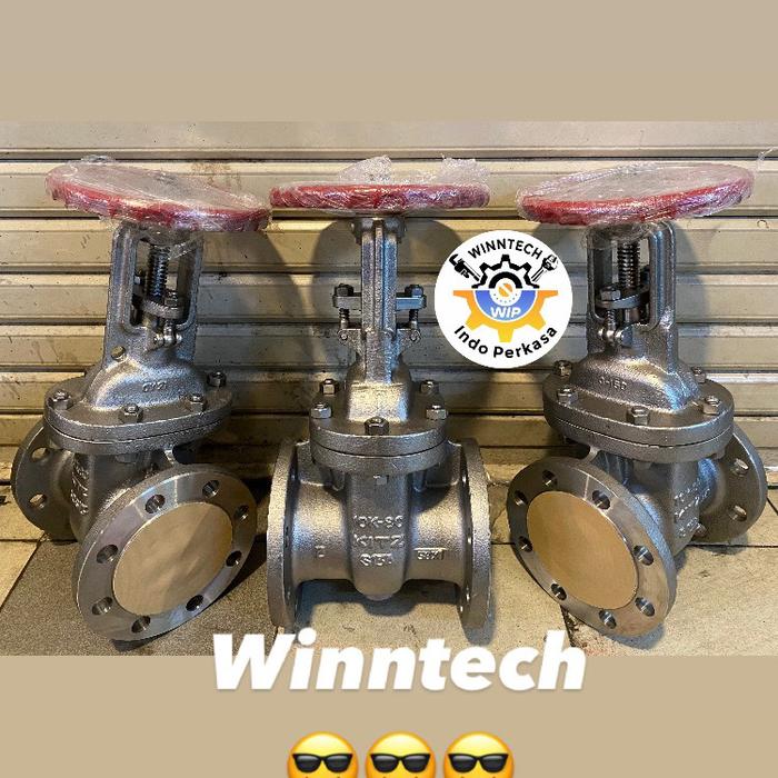 Jual Gate Valve Kitz (Japan) Stainlees Steel 304 Flange Jis 10K Size 4 ...
