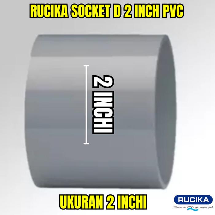 Jual Keni Fitting Socket Pipa PVC Paralon D Ukuran 2 Inchi Original ...