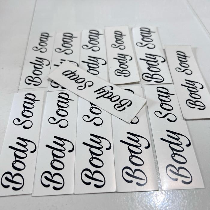 Jual STIKER SAJA UKURAN 250ML STIKER KOTAK HARGA PER PCS . label ...