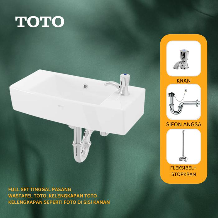 Jual Wastafel Kotak Gantung TOTO LW 248 / Washtafel LW248J Body Only - Kota Bandung - Serisaito ...