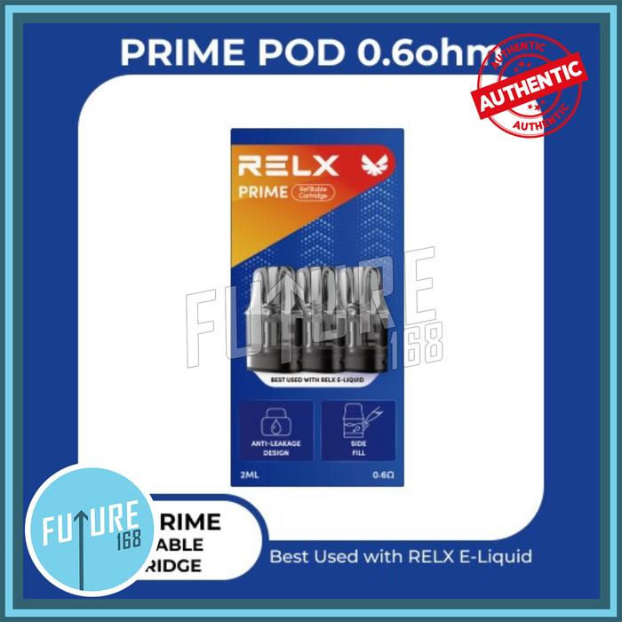 Jual RELX Prime Refillable Cartridge 2ml 0.6 0.8 Ohm Compatible For ...