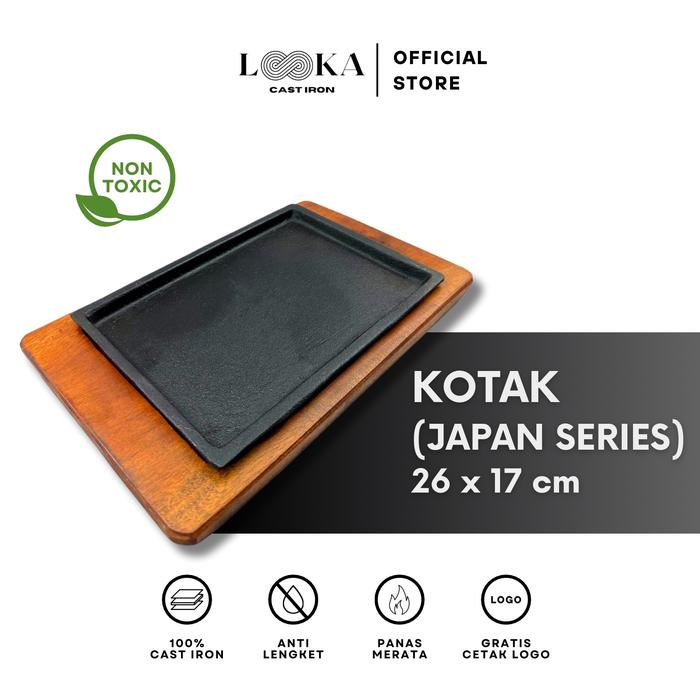 Jual Hot Plate / Piring Steak Kotak (23 x 15 cm) - Kab. Klaten - Mega ...