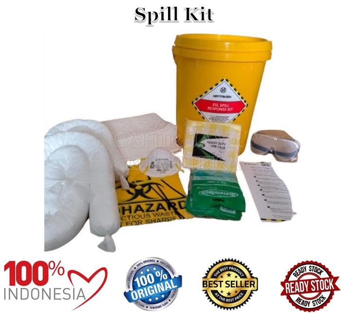 Promo Oil Spill Kit 20L Oil Spill Kit 20 Liter Kemasan Pail - Kota ...