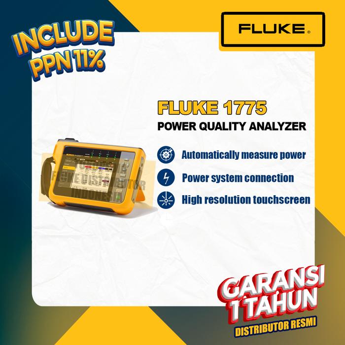 Promo Fluke 1775 Series Three-Phase Power Quality Analyzers Cicil 0% 3x - Jakarta Barat ...