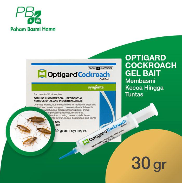 Jual Optigard Cockroach - Gel Umpan Pembasmi Kecoa - Basmi Koloni Kecoa ...