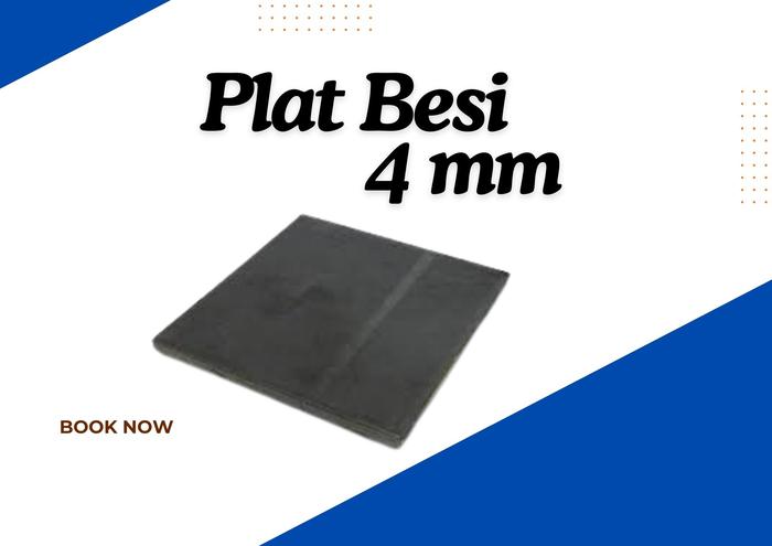 Jual PLAT BESI / PLAT HITAM 4 mm x 4 ft x 8 ft (1200 x 2400 mm ...