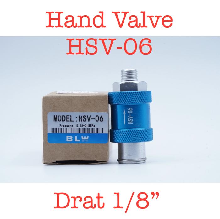 Jual HSV-06 HSV06 Hand Slide Valve 1/8" Pneumatic Control Switch Hand ...