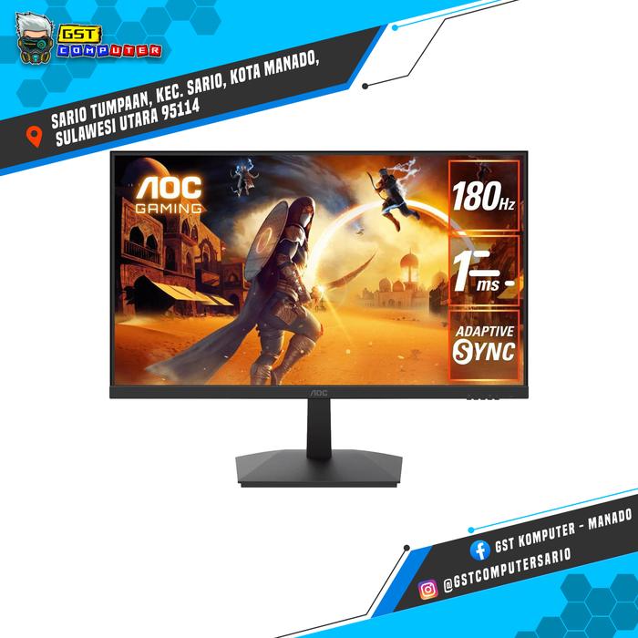 Jual MONITOR AOC 27G15N 27 INCH FHD 180HZ - Kota Manado - GST KOMPUTER ...