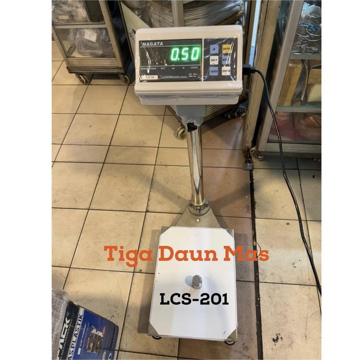 Jual Timbangan Lantai Digital Nagata LCS 201 30 Kg 60 Kg 100 Kg Timbangan Barang Digital Nagata ...