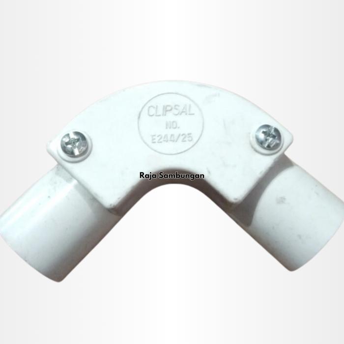 Jual Elbow PVC Clipsal 25 mm Putih Knie Knee Belokan Pipa Paralon ...