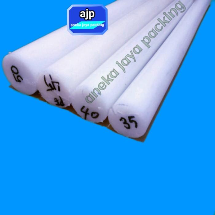 Jual nylon rod dia 40mm x 1meter as polyethylene pe batangan - Putih - Jakarta Barat - aneka ...