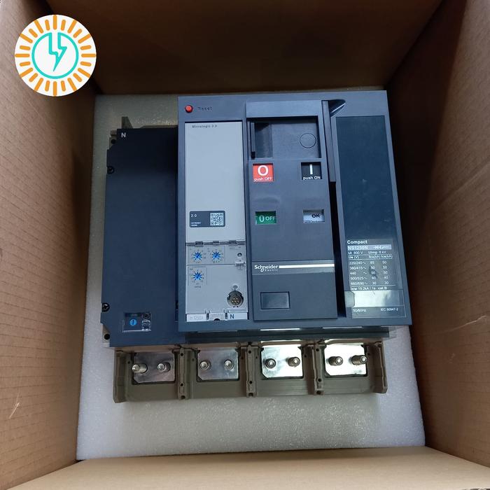 Jual SCHNEIDER MCCB NS1250N NS1250 N 1250A 4P MOTOR MOTORIZED MIC2.0 ...