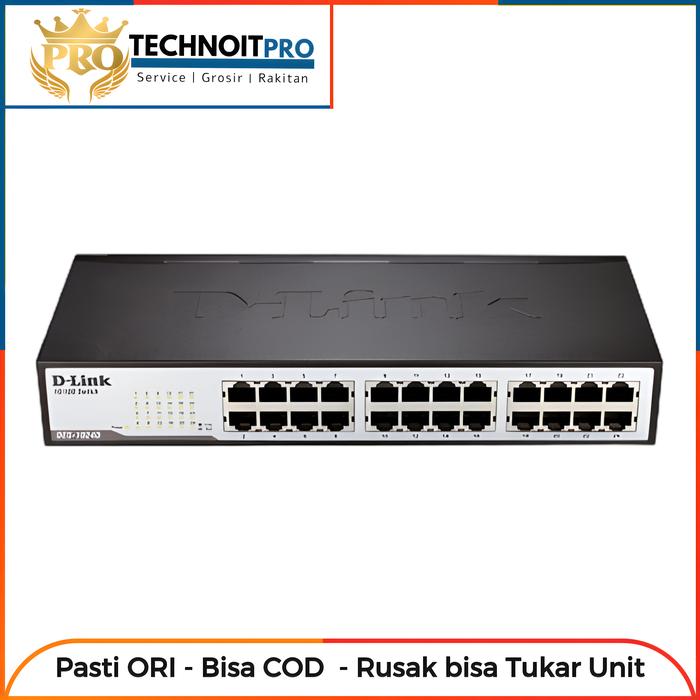 Jual D-Link DGS-1024D 24 Port 10/100Mbps Unmanaged Switch - Jakarta ...
