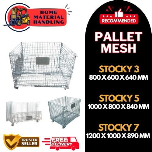 Jual Pallet Mesh Stocky 5 keranjang besi kapasitas 1000 kg - Kab ...