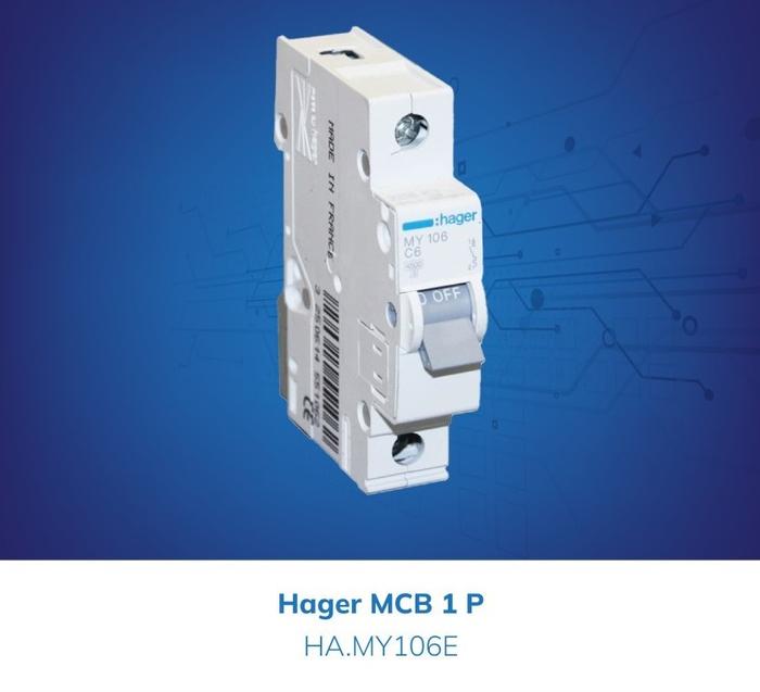 Jual MCB HAGER 1 Phase 6A MY106E - Kota Bandung - Karya Teguh Lancar ...