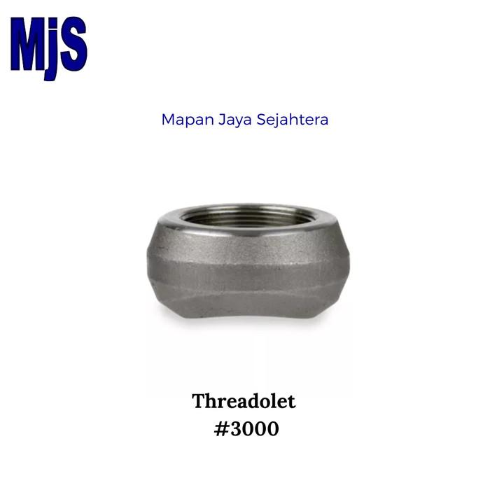 Jual Threadolet #3000 / Class 3000 Carbon Steel Dia. 2" Besi Drat - MJS ...