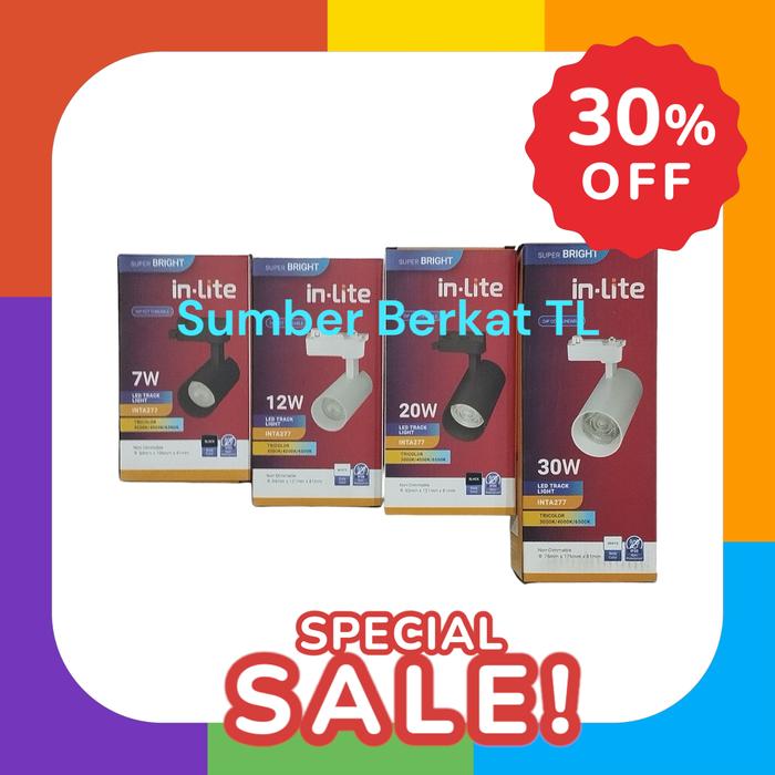 Jual INLITE Track Light LED INTA277 7W 12W 20W 30W IN-LITE Spot ...