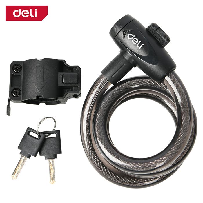 Jual Deli Tools Gembok Sepeda Bicycle Lock 15x1200mm EDL508063 - Kab ...