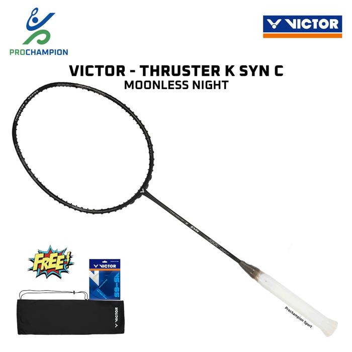 Promo New ! Raket Badminton Victor Thruster K Series TK SYN Moonless Night Cicil 0% 3x - Jakarta ...