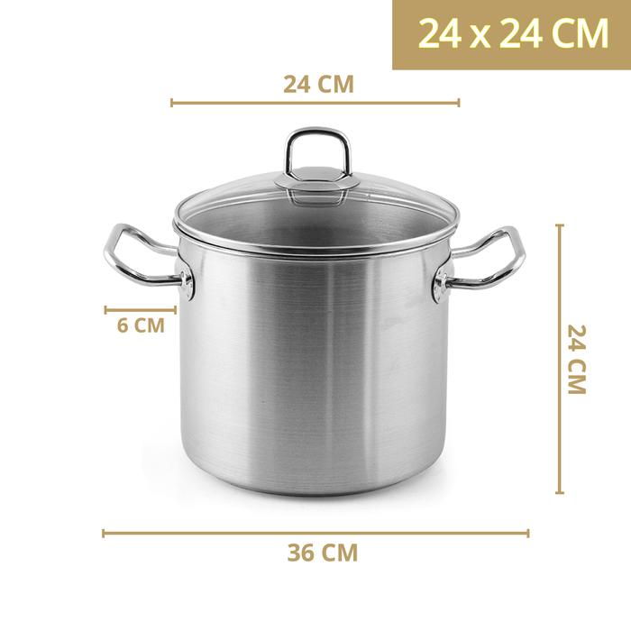 Jual Panci Stainless Steel 304 BIMA Chef de Cuisine Panci Induksi ...