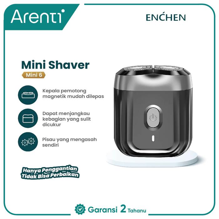 Promo ENCHEN Mini 6 Alat Cukur Portable kumis Dan Jenggot Mini Shaver ...
