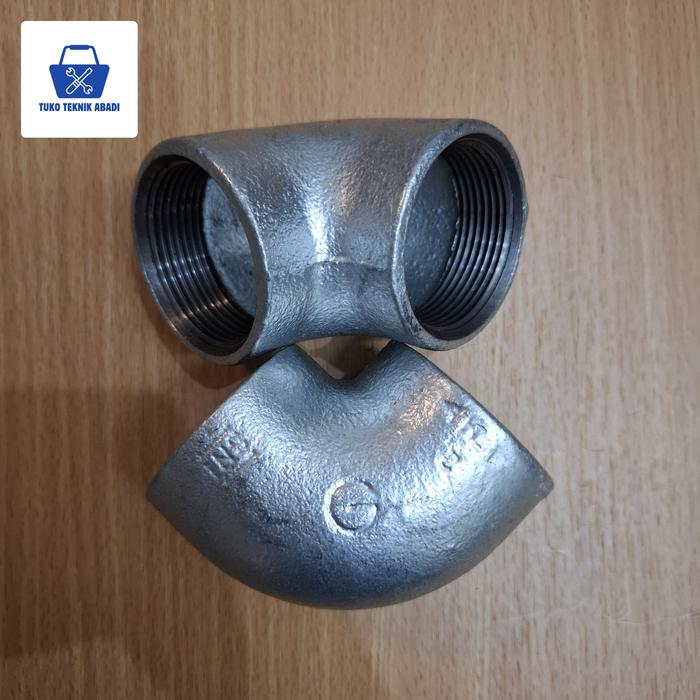 Jual Elbow Drat Dalam / Knee Galvanis Drat 6" Inch - Jakarta Barat ...