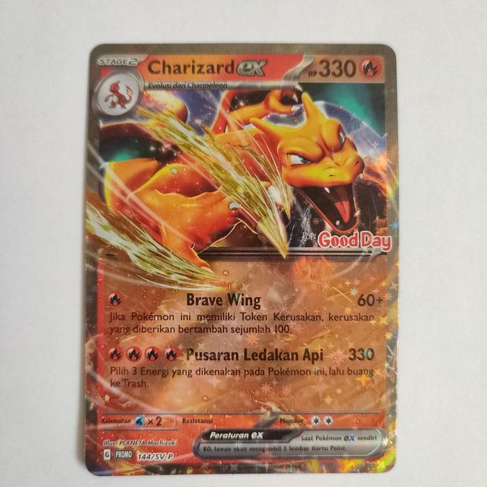 Jual KARTU POKEMON TCG INDONESIA PROMO GOOD DAY CHARIZARD PIKACHU ...