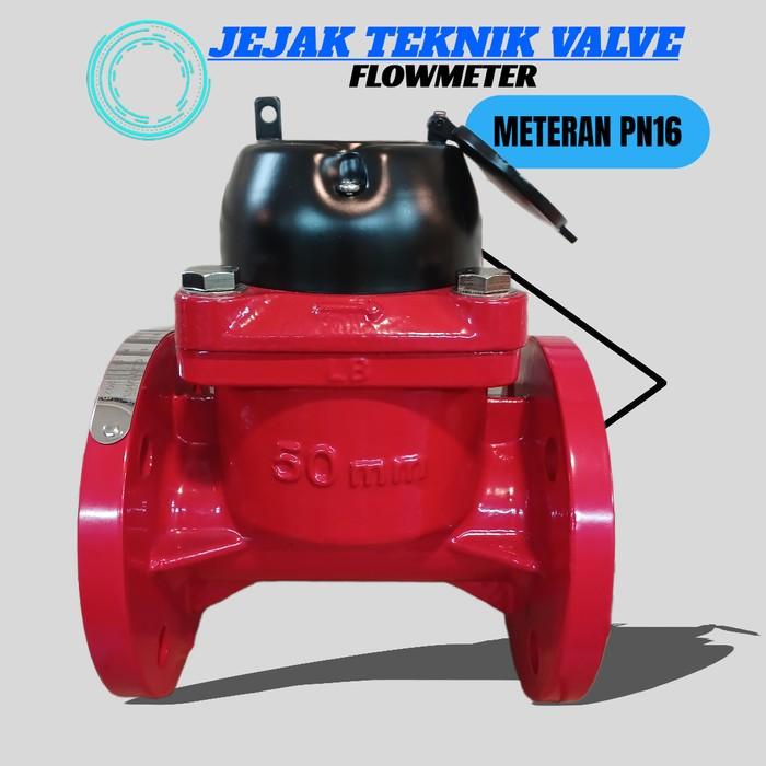 Jual FLOWMETER METERAN AIR LIMBAH KOTOR PANAS DINGIN 4" INCH DN100 ARUS PN16 LXXG-50 FLANGE ...