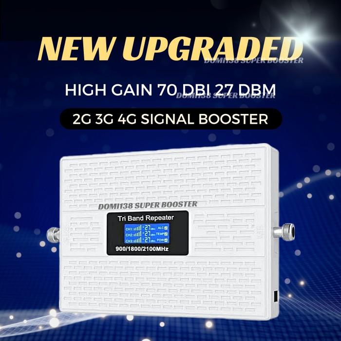 Jual PENANGKAP JARINGAN SINYAL HP 4G 3G 2G TRI BAND BOOSTER 900 1800 ...
